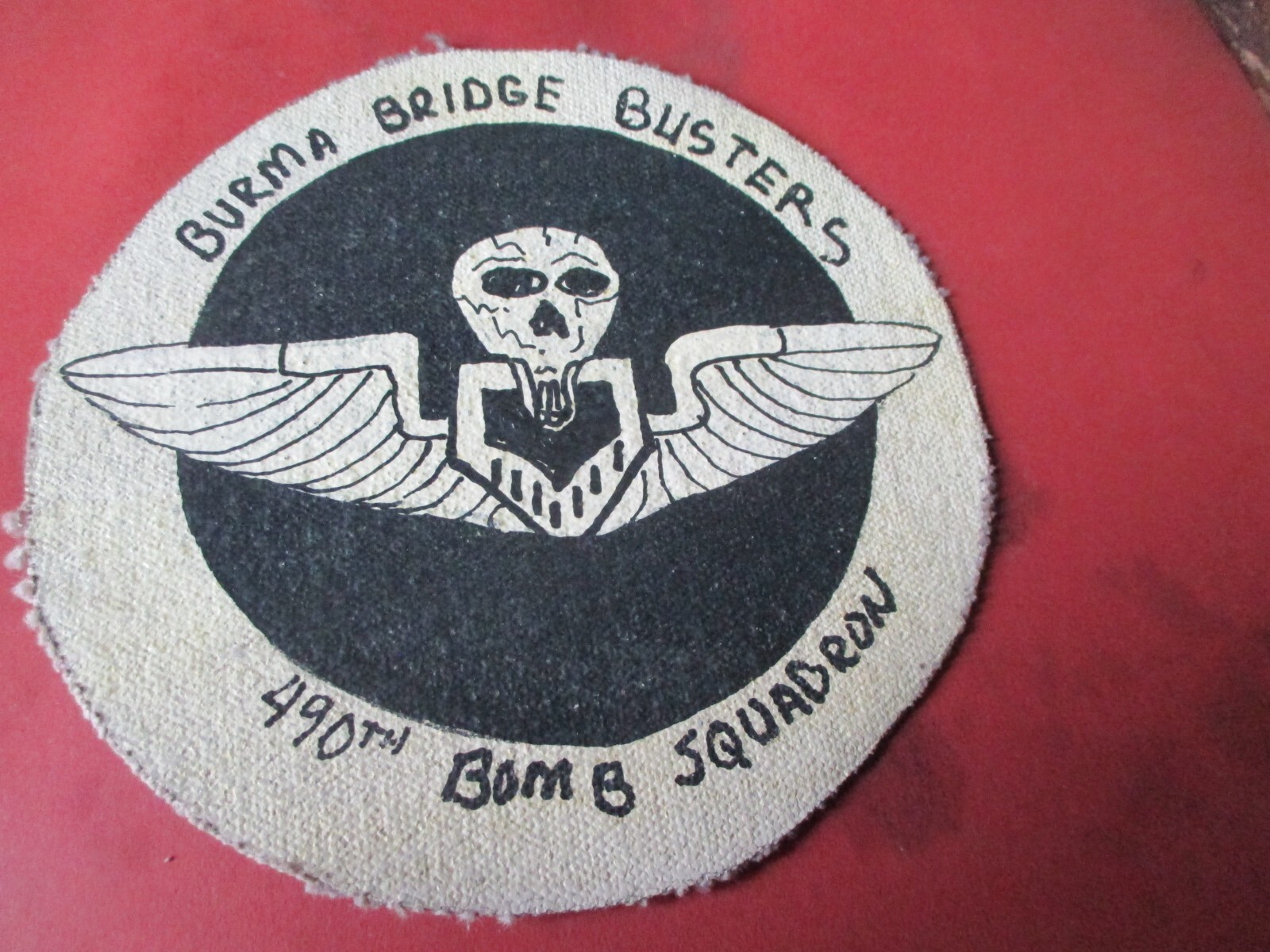 WWII USAAF 1SKULL WING BOMB SQDN BURMA BRIDGE BUSTERS FLIGHT JACKET ...