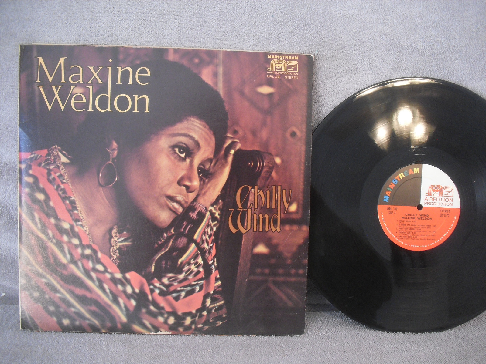 Maxine Weldon, Chilly Wind, Mainstream MRL 339, 1971, Jazz, Funk/Soul ...