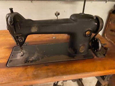Singer 241-12 Vintage Working Industrial Sewing Machine with table and ...