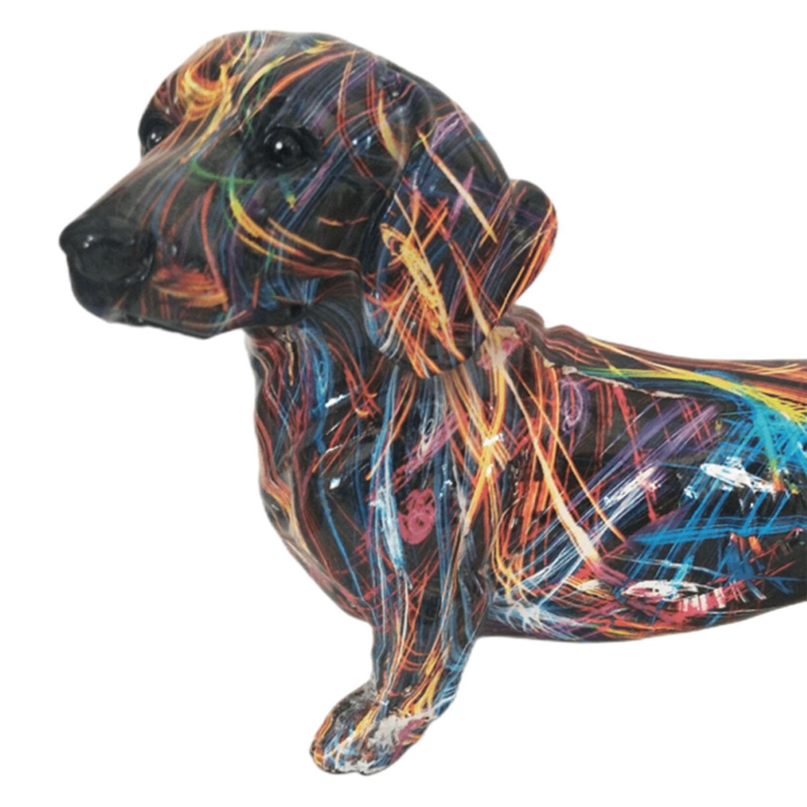 Dog Figurines Collection Desktop Figurines Art Animal Statue for Living ...