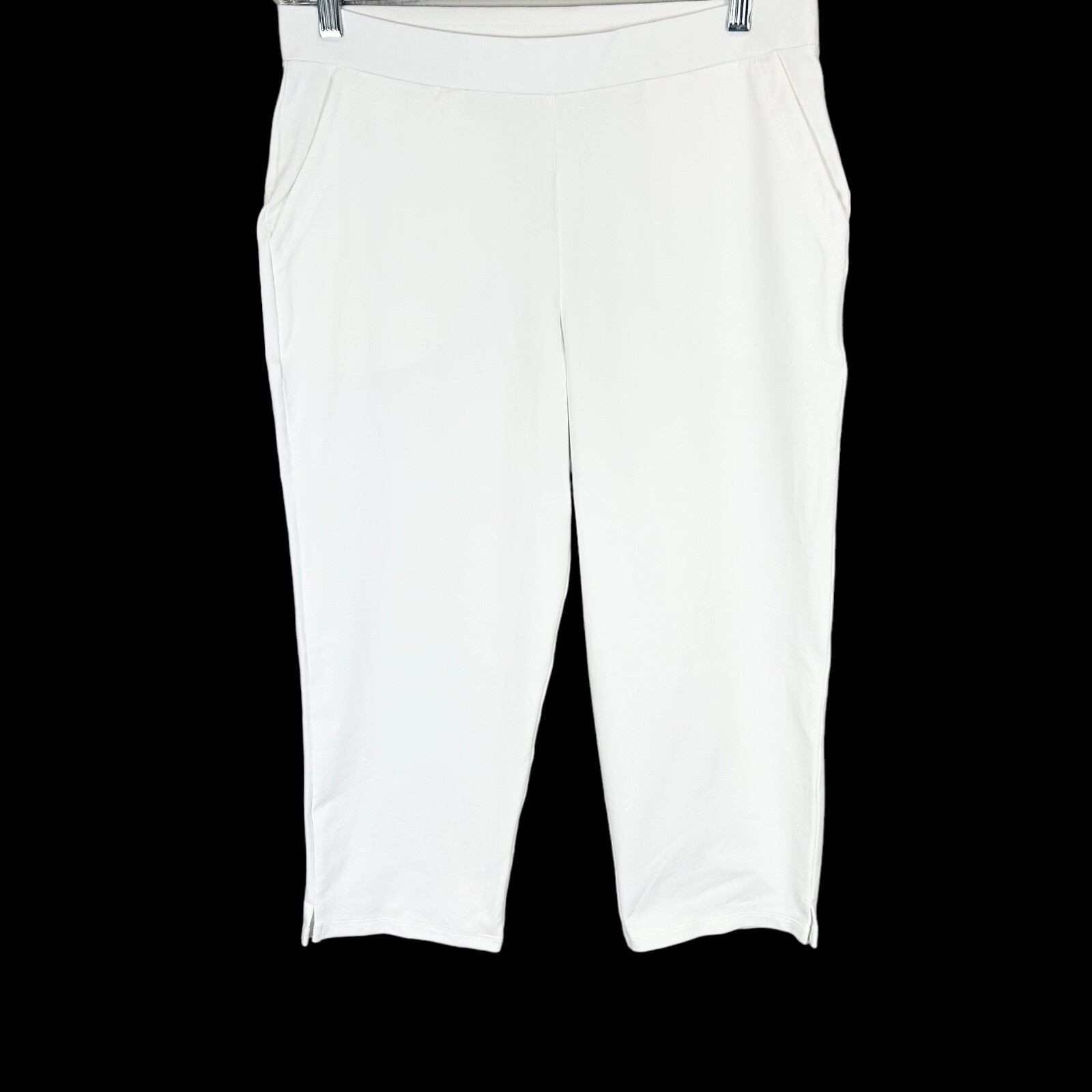 Susan Graver Women's Weekend Premium Stretch Pull-On Capri Leggings X ...