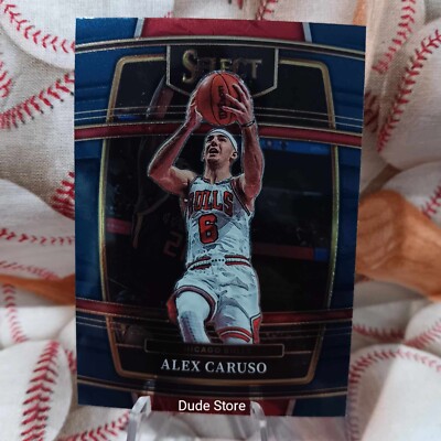 2021-22 Panini Select RED Concourse - Alex Caruso #9 - Chicago Bulls | eBay