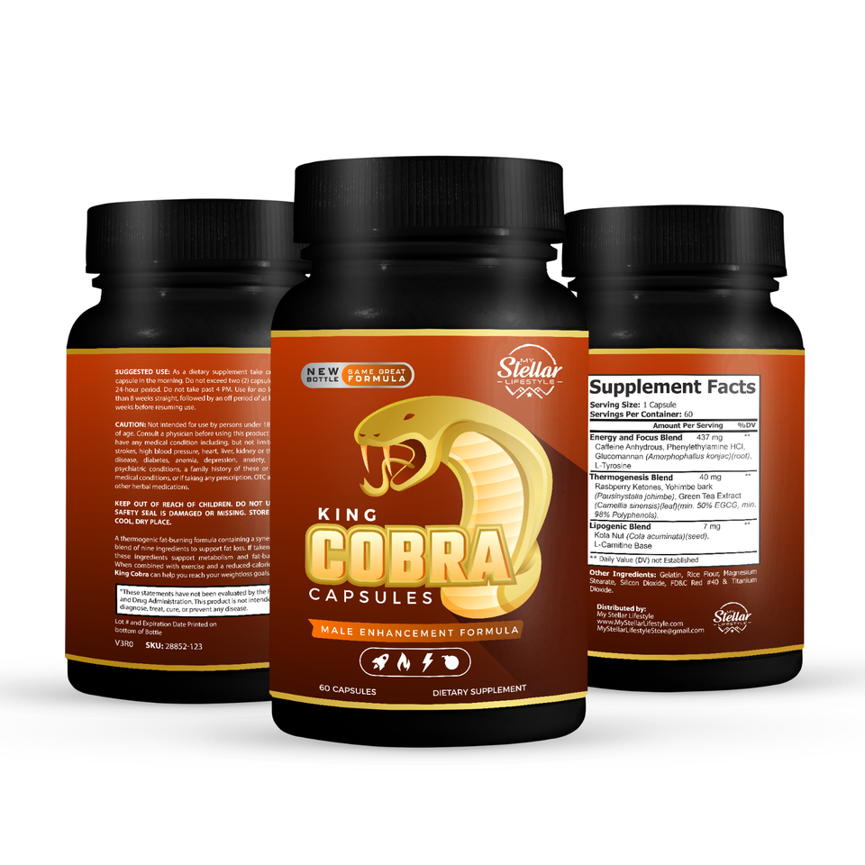 King Cobra Capsules for Men-New Improved Formula-60 Capsules | eBay