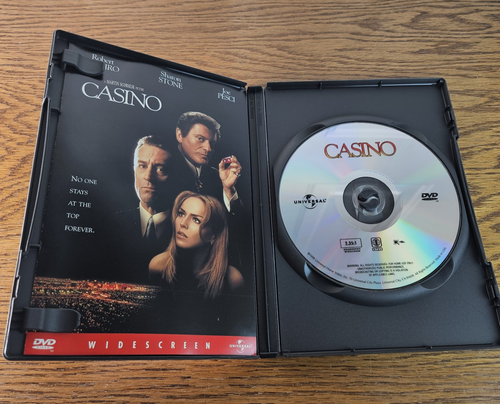 Casino (DVD, 1995) Robert De Niro, Sharon Stone, Joe Pesci - Crime ...