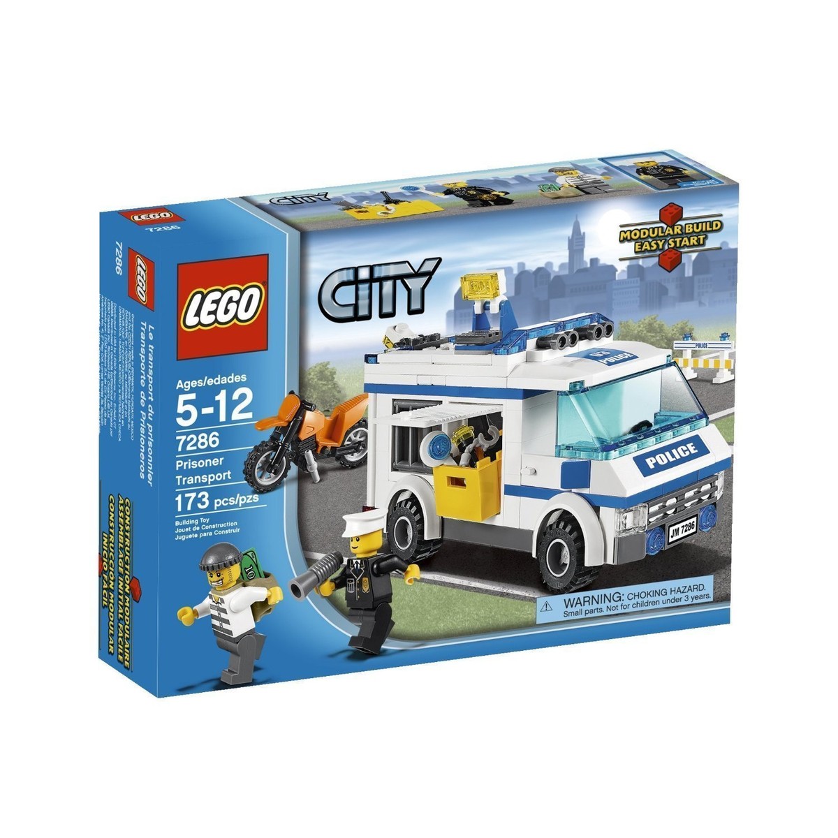 Lego City Police Prisoner Transport Retired Set 7245 City Prisoner