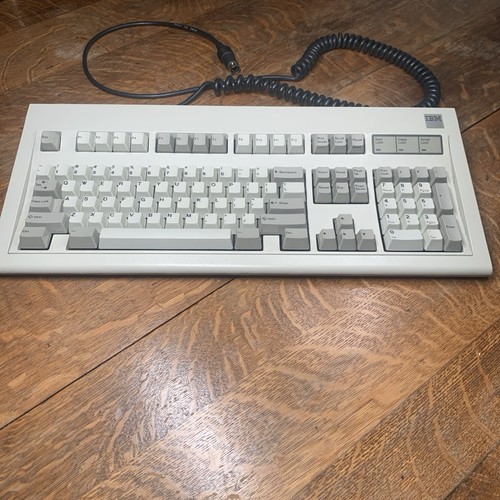 IBM Model M Silver Label Keyboard 1986 Vintage, P/N 1390120 Mint ...