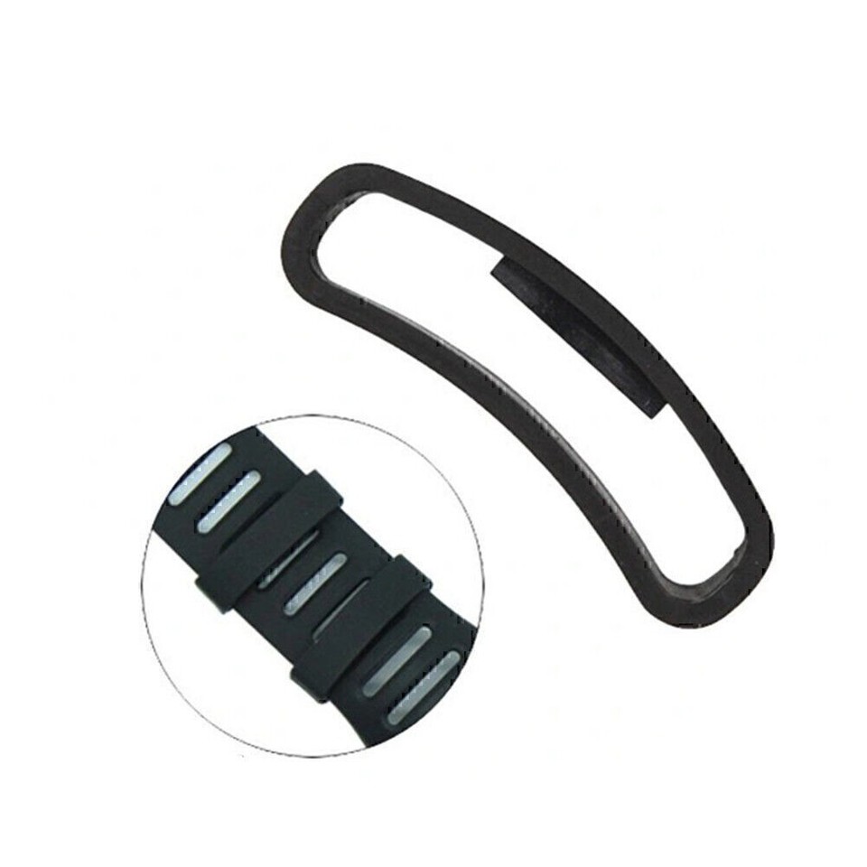 Silicone Rubber Watch Strap Band Keeper Holder Hoop Loop Ring Retainer ...