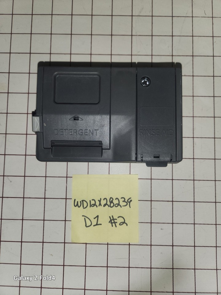 WD12X28239 - OEM GE DISHWASHER DETERGENT DISPENSER MODULE - NEW OPEN ...