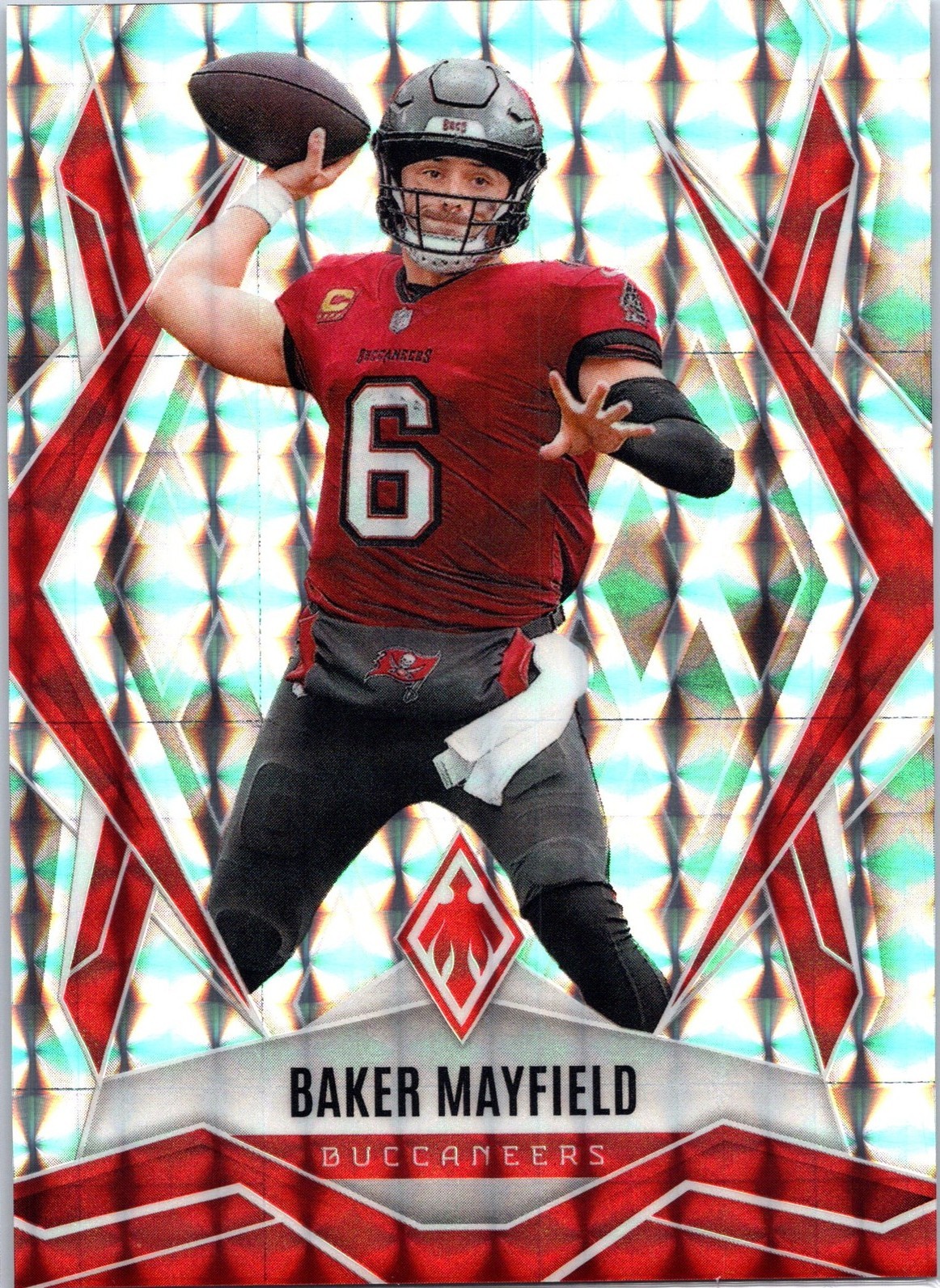 2025 Panini Phoenix - Baker Mayfield #128 Silver Pyramids for sale ...