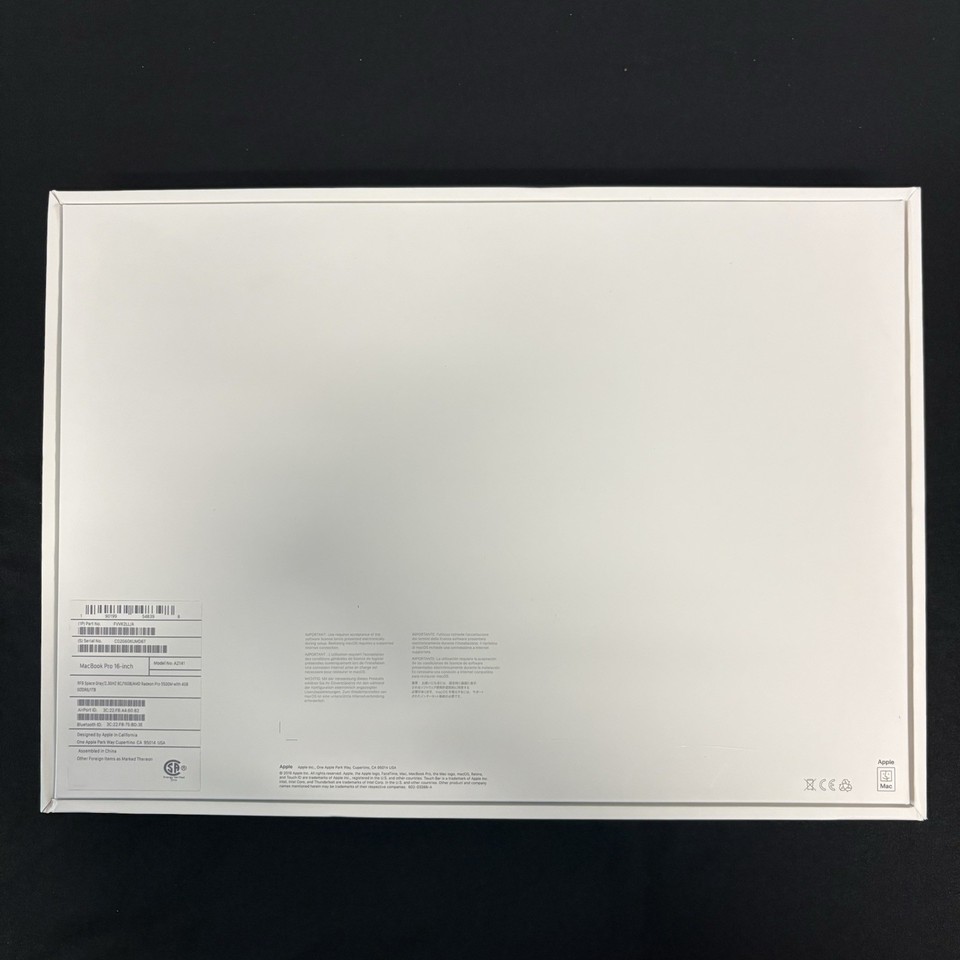 Macbook Pro M4 16 Inch Empty Box With Inserts Model A2141 Genuine Apple ...