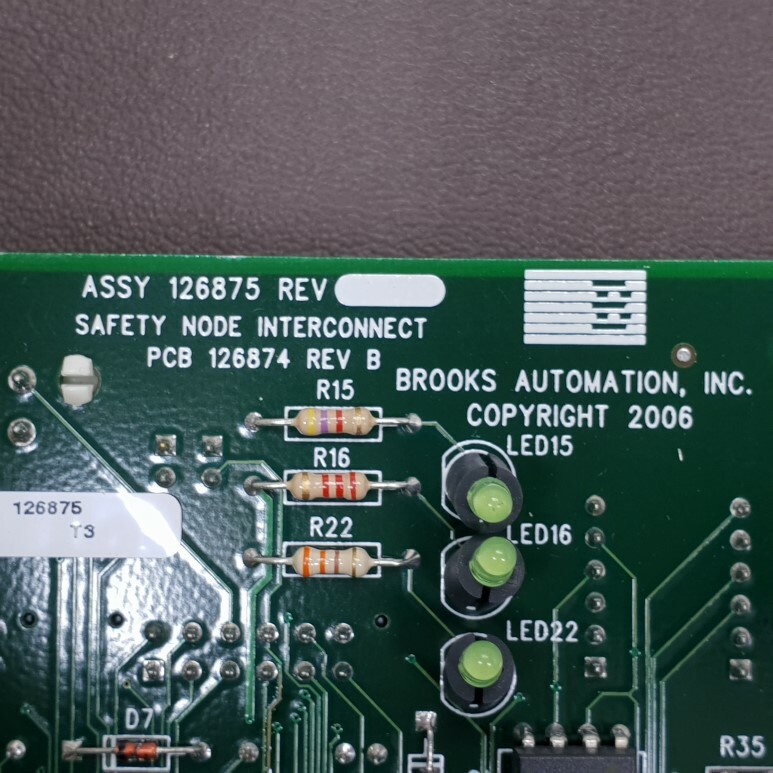 [5150] BROOKS ASSY 126875/SAFETY NODE INTERCONNECT PCB 126874 REV B | eBay
