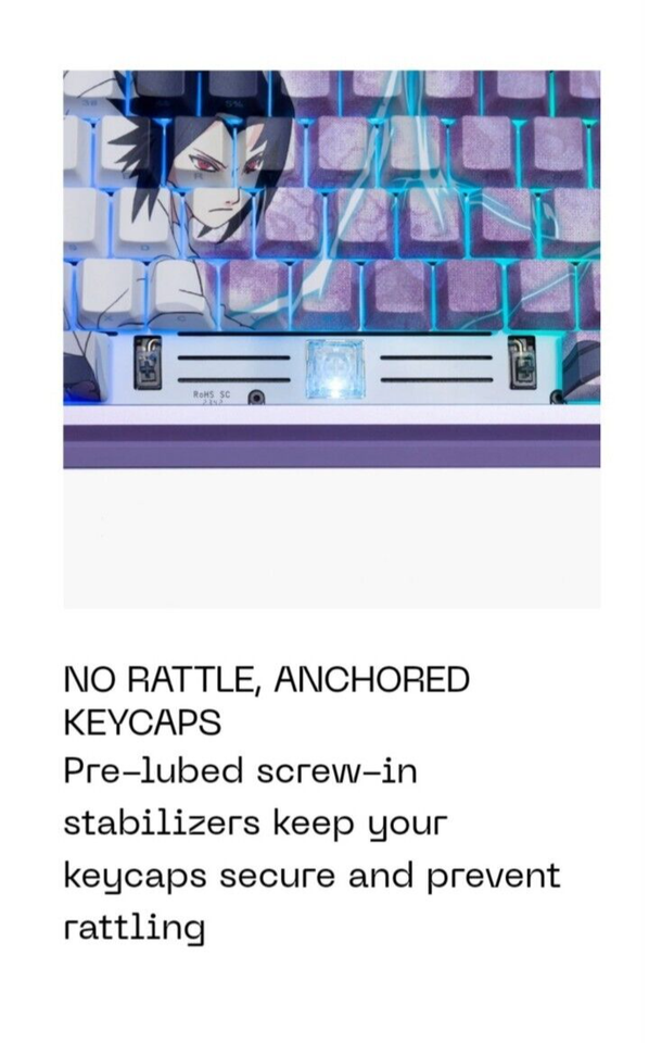 Naruto x Higround SUMMIT 65 Gaming Keyboard - Sasuke NEW IN BOX | eBay