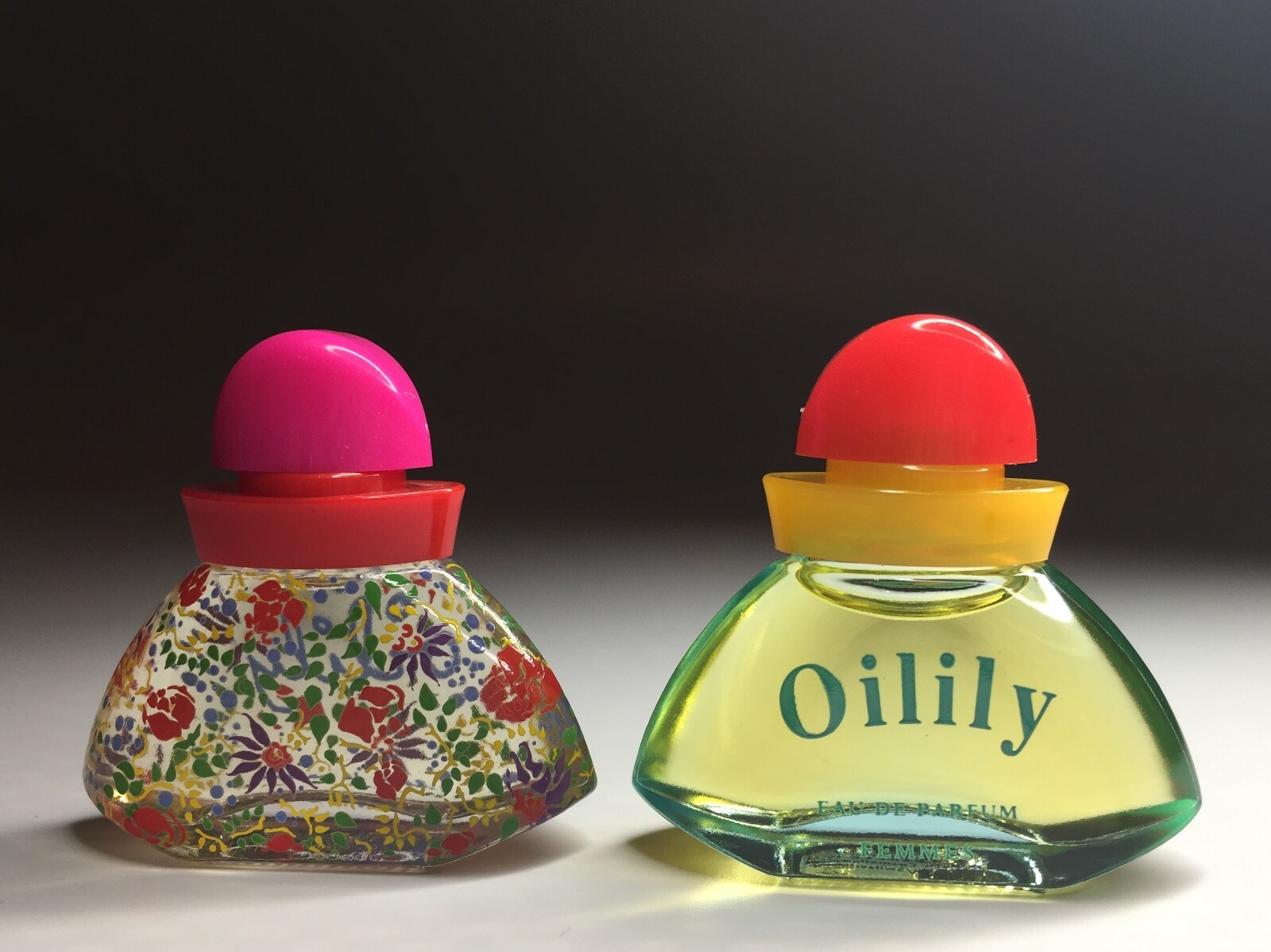 OILILY FLOWERS OLLY'S Cosmetics 7ml Eau de PARFUM Vintage Collectible ...
