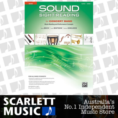 Sound Sight-Reading For Concert Band Book 1 - Flute 1 9781470642860 ...