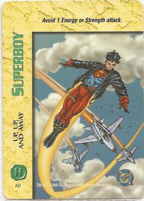 Marvel OVERPOWER Superboy - Up, Up, and Away - DC Batman Superman | eBay