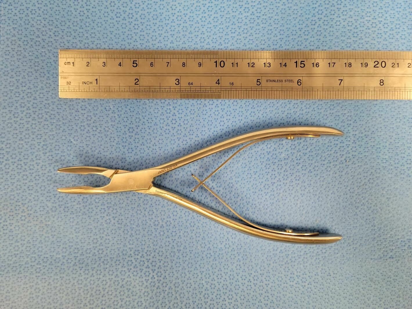 Jarit 230-124 Surgical 4mm Curved Bite 6 7/8" Bane Rongeur Orthopedics ...