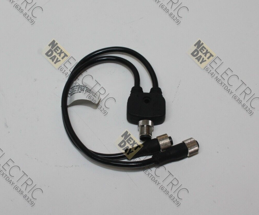 Banner, CSB-M1240M1241, 75286, 4 Pin M12 male trunk Two 0.3 m Female ...