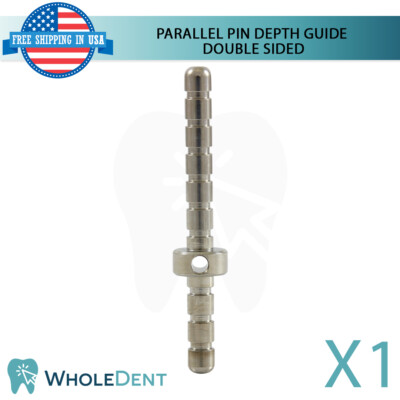 Surgical Parallel Pin Depth Gauge Double Sided Dental Implant Tool ...