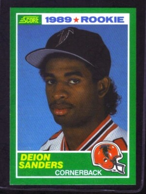 1989 Score #246 Deion Sanders ATLANTA FALCONS Rookie Card ~ NM/MT | eBay