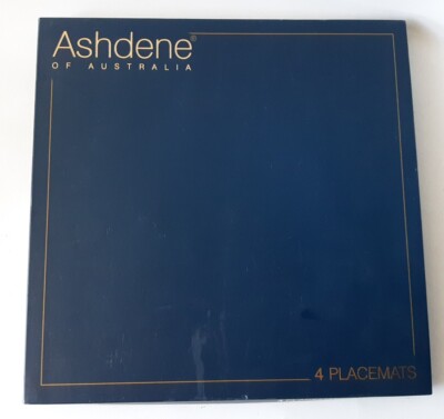 ASHDENE of AUSTRALIA Cork Backed PLACEMATS X4 NAUTICAL ELEMENTS GC ...