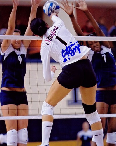 Cynthia Barboza Stanford Cardinals Volleyball SIGNED 8x10 Photo COA! | eBay