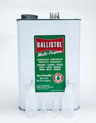 Ballistol Multi-Purpose Lubricant Cleaner Gun Protectant 1-Gallon +2 ...