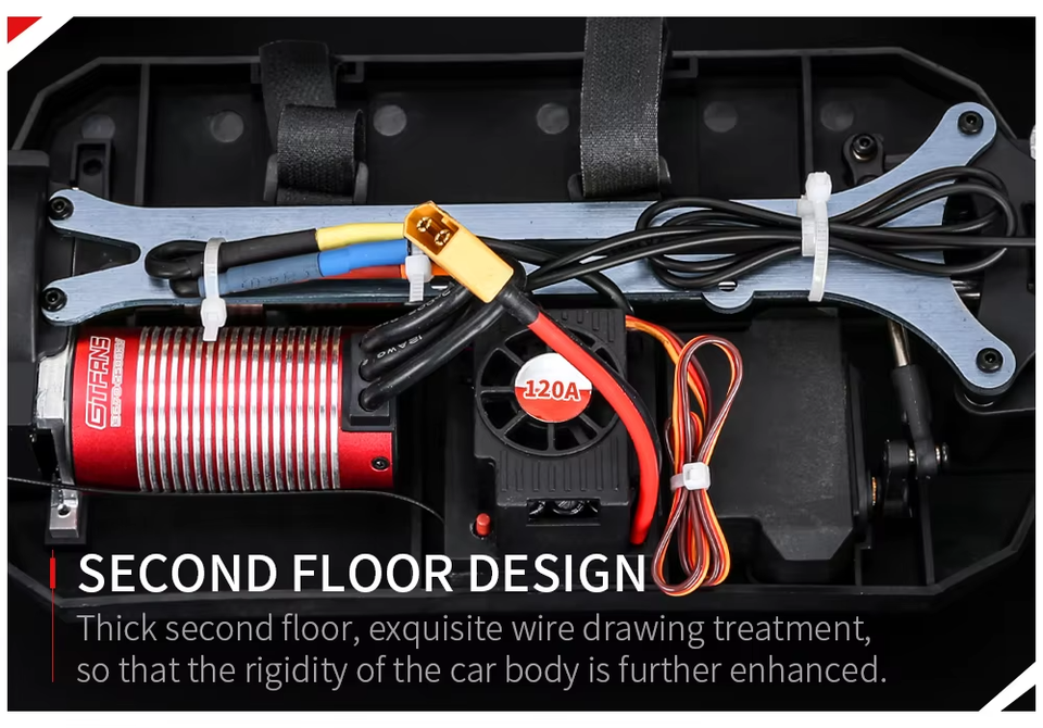 RAPTOR N518 4WD 1/8 SCALE 100KMH BIG FOOT BRUSHLESS BASHER RC TRUCK RTR ...