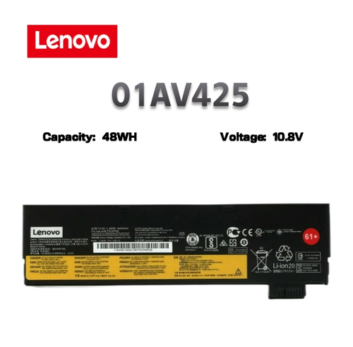 Genuine 48Wh Battery For Lenovo Thinkpad T470 T480 T570 T580 P51s P52s ...