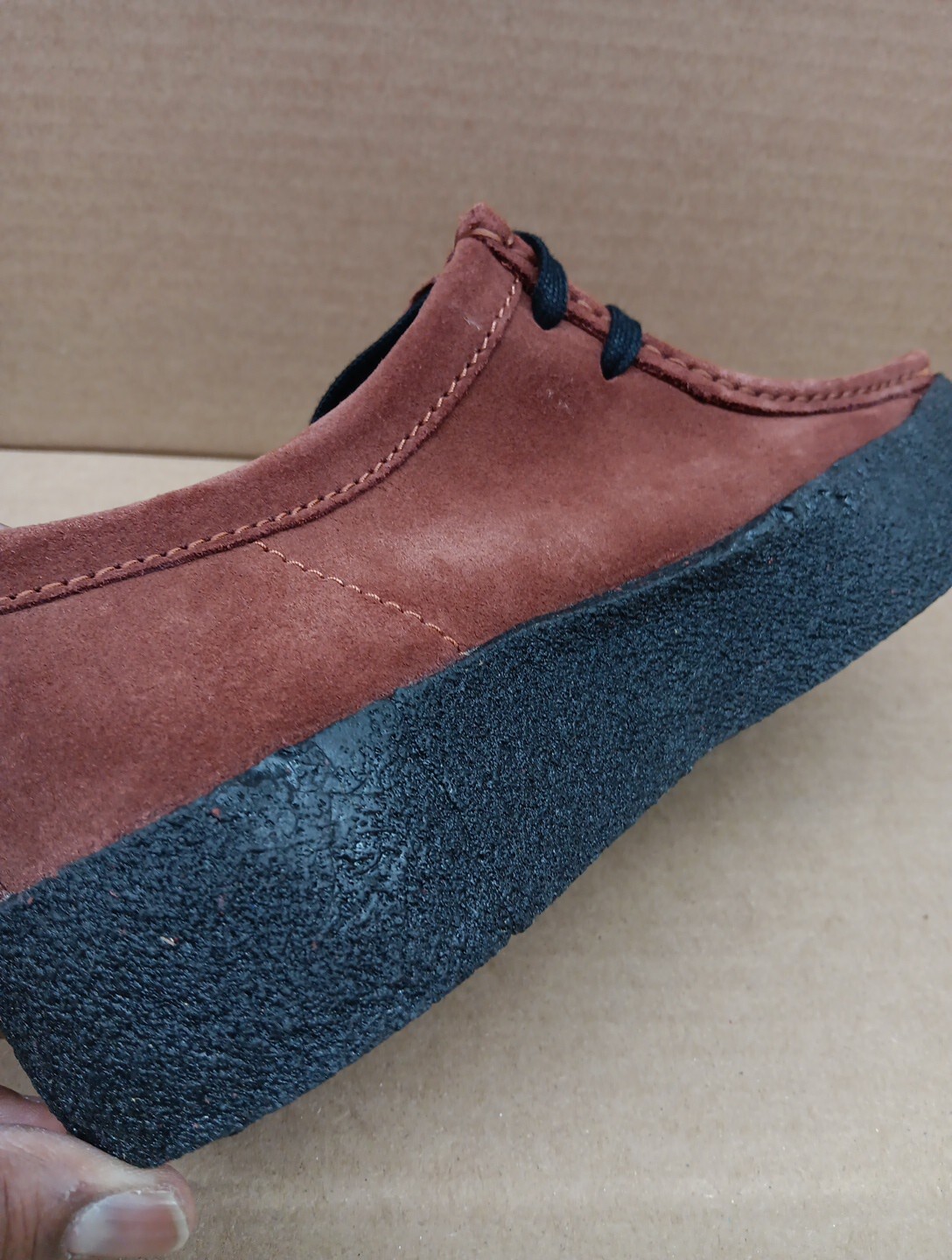 Clarks Wallabee Cup Rust Suede Mens Shoe- US Size 8M- 73658 | eBay