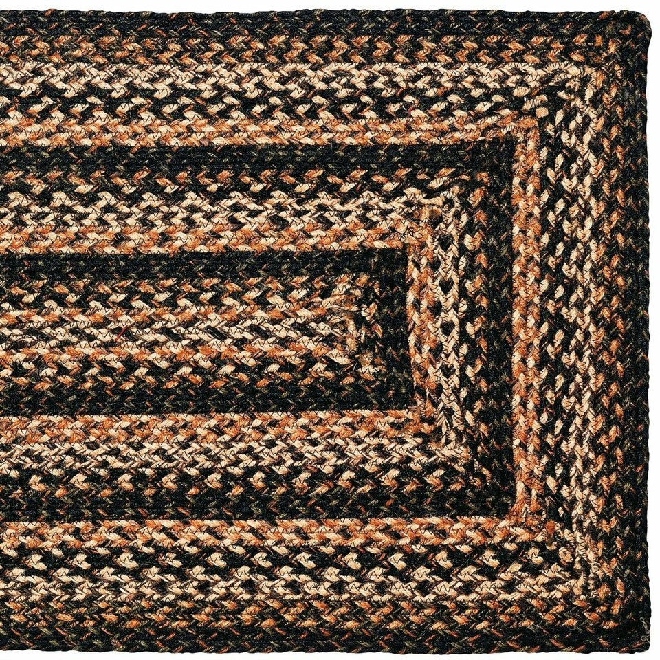 Black Forest Braided Area Rug By IHF Rugs. Oval & Rectangle. Many Sizes ...