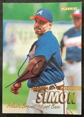 1997 Fleer SIGNED: Randall Simon, BRAVES #653 | eBay