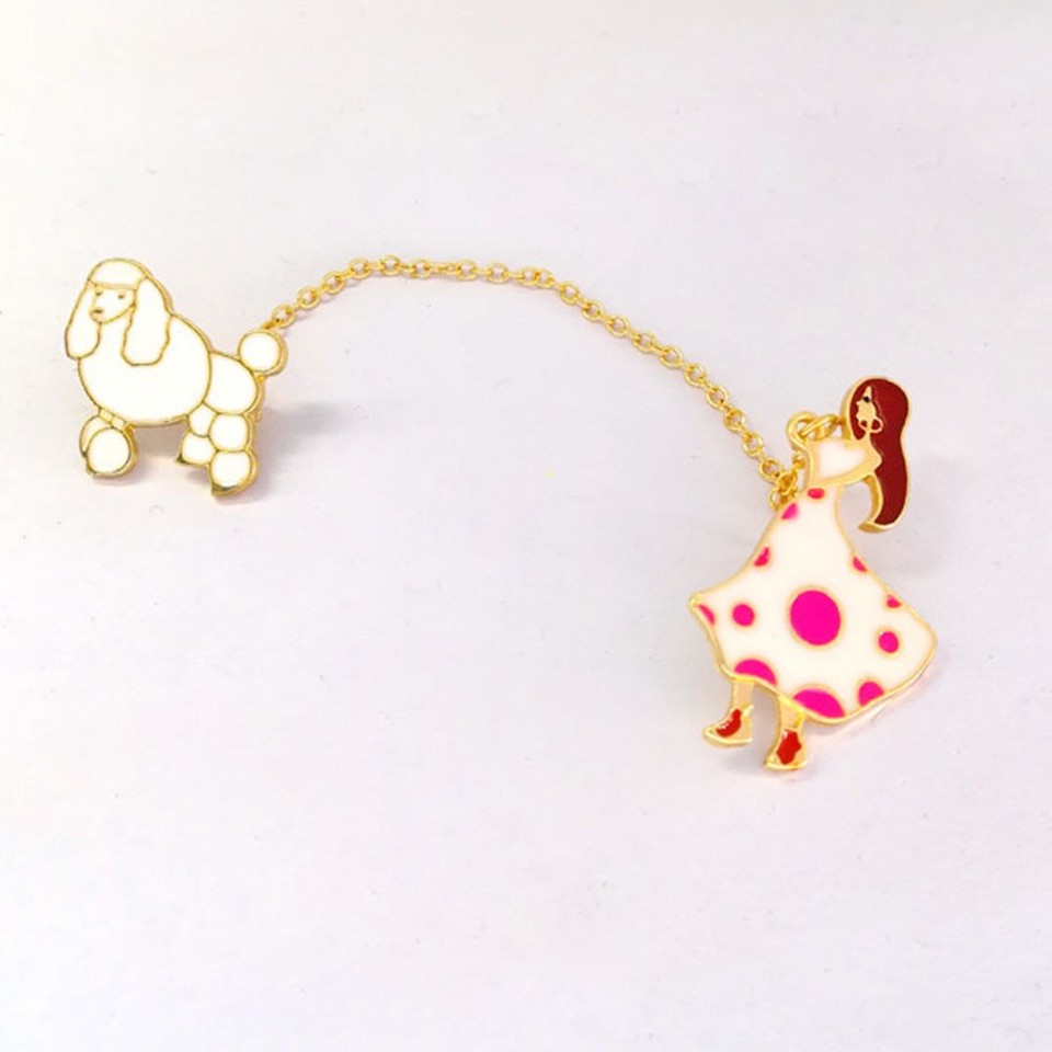 2 Pcs Cartoon Brooch Brooches for Women Fashion Shirt Collar Pins | eBay UK