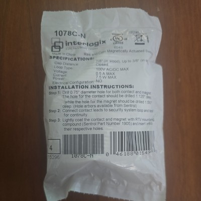 GE / Interlogix 1078C-N Door position Switch | eBay