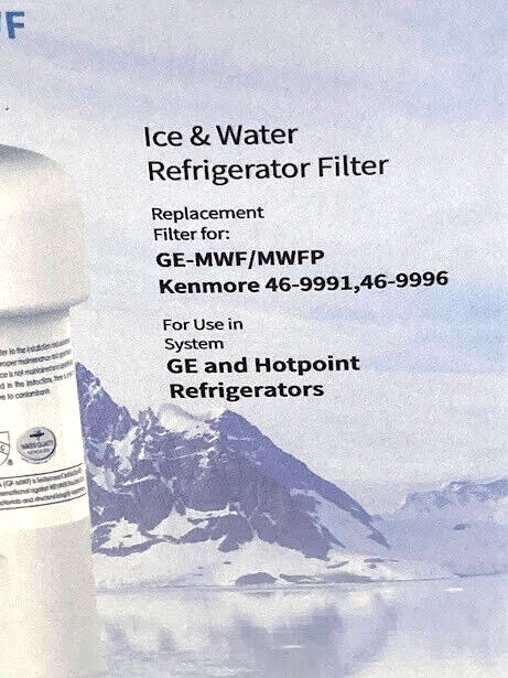 5 Glacier Fresh Filters Refrigerator Ice & Water Model GF-MWF New In ...