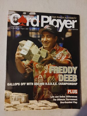 Card Player Magazine Aug. 1, 2007 | eBay