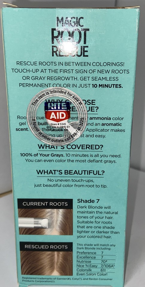 L'Oreal Magic Root Rescue - Root Coloring Kit - Dark Blonde - 1 ...