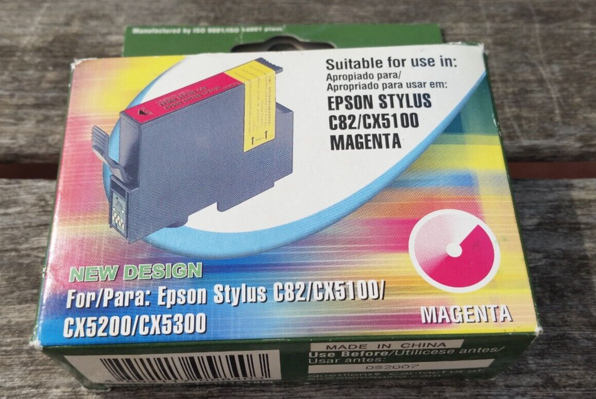 Innojet Magenta Ink Cartridge for Epson Stylus C82/CX5100/CX5200/CX5300 ...