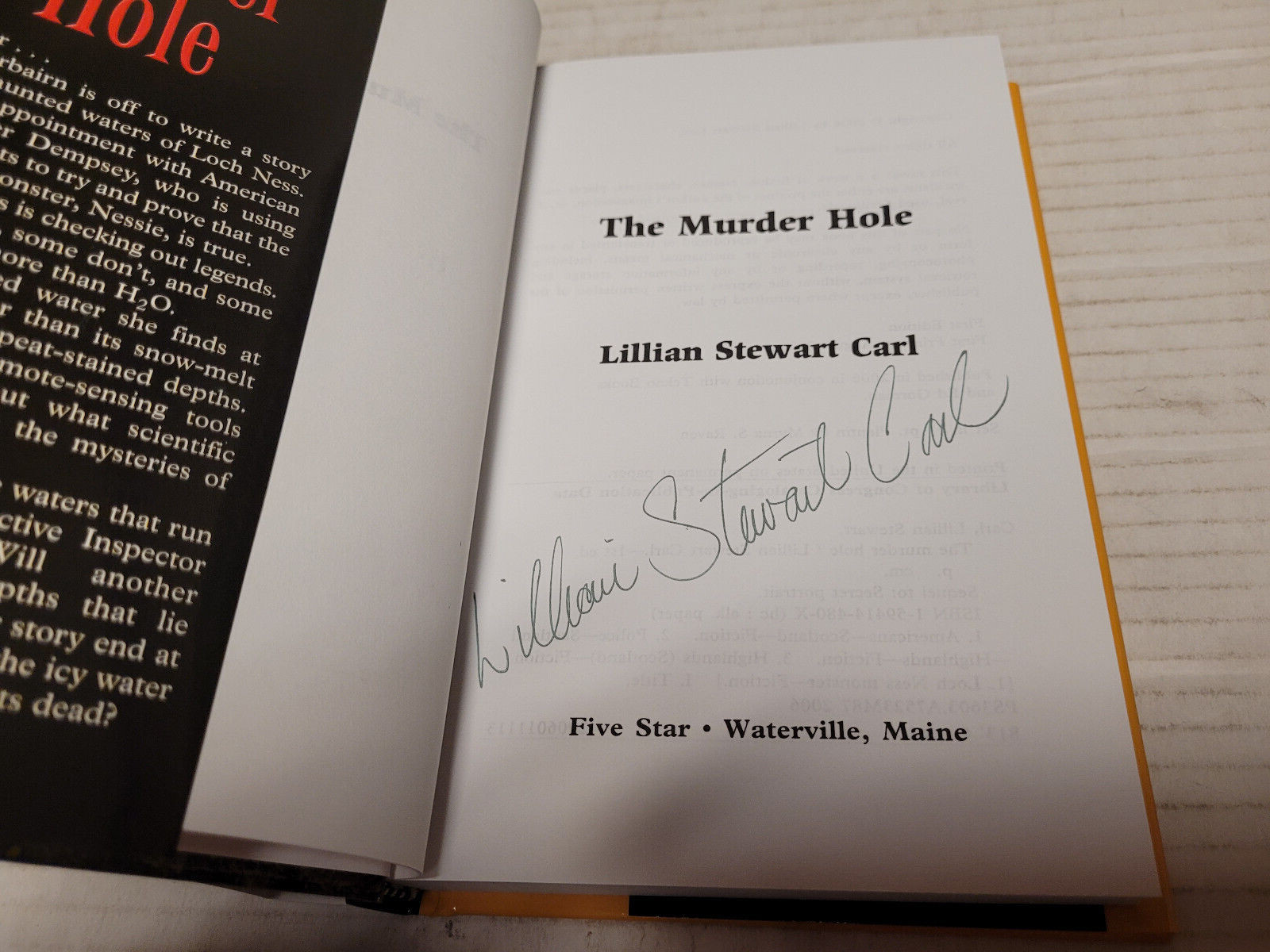 Murder Hole by Lillian Stewart Carl (2006, Hardcover) for sale online ...