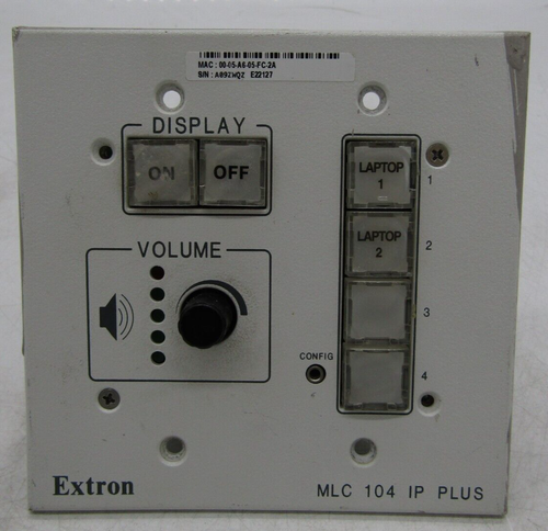 Extron Electronics MLC 104 IP Plus MediaLink Button Controller | eBay