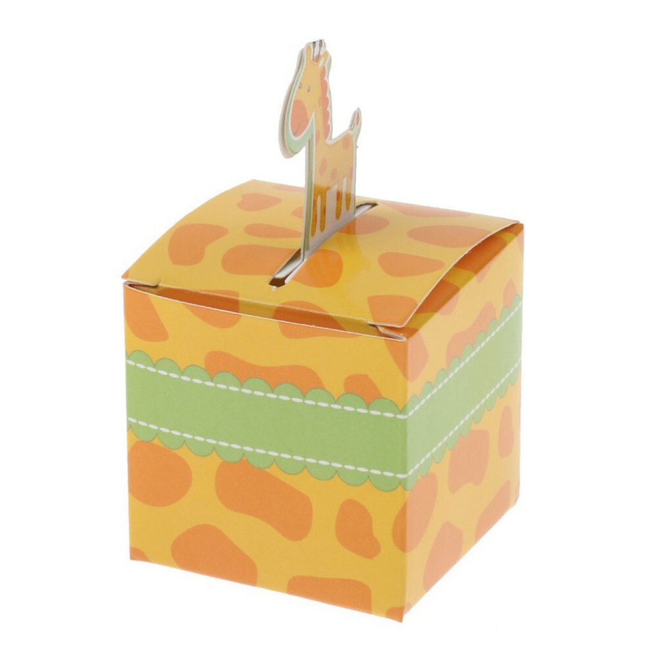 10pcs Cartoon Candy Box Animal Pattern Candy Case Sugar Boxes Gifts ...