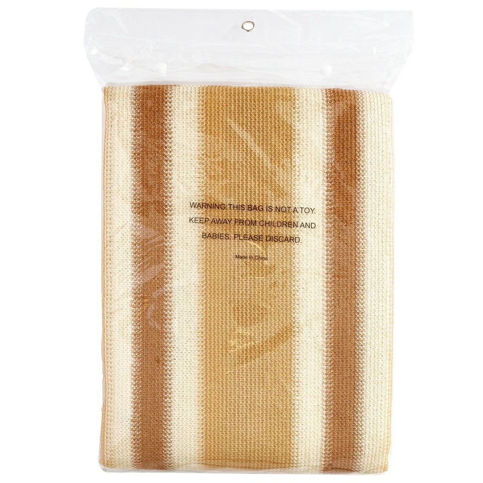 (Pack of 3) Cali Beige/Sand Deck Balcony Privacy Screen Net Mesh 32" x ...