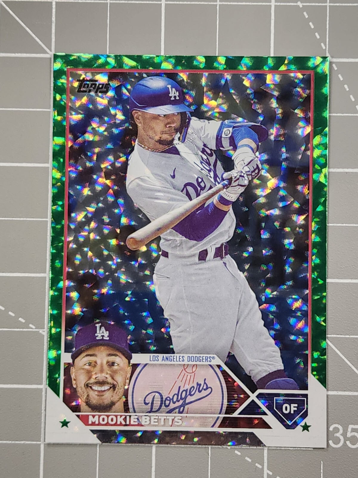 2023 Topps Series 1 Mookie Betts Green Foil #50 - 199/499 | eBay