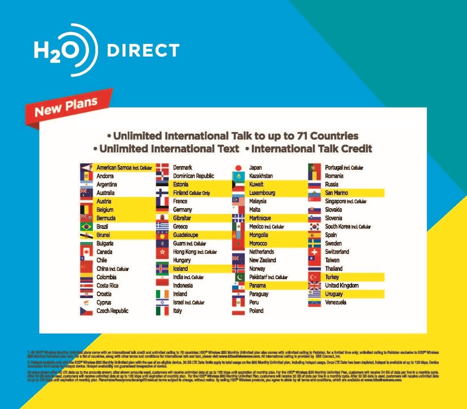 H20 Wireless 3 Months of Service - $40 Plan with 20GB of high speed ...