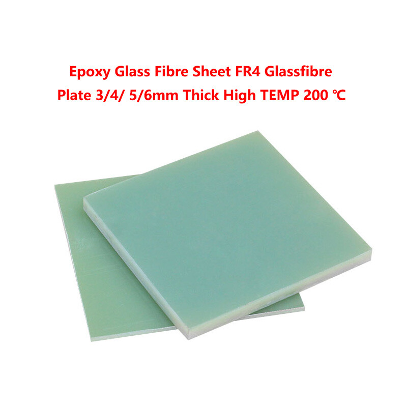 Epoxy Glass Fibre Sheet FR4 Glassfibre Plate 3/4/ 5/6mm Thick High TEMP ...