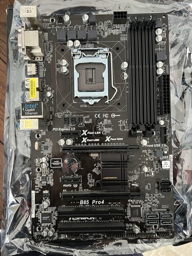 ASRock B85 Pro4 Motherboard mobo W I/O Shield | eBay