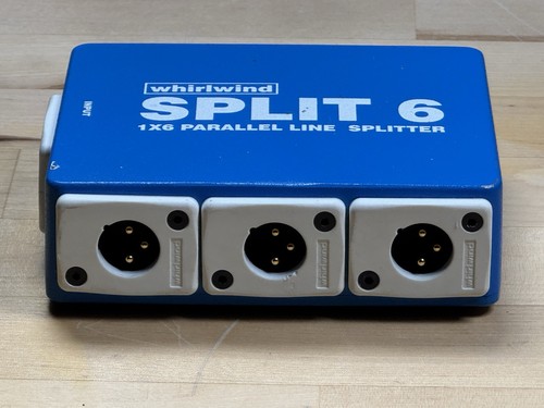 Whirlwind Split 6 Parallel Line Splitter XLR 1x6 SHIPS FREE TODAY | eBay