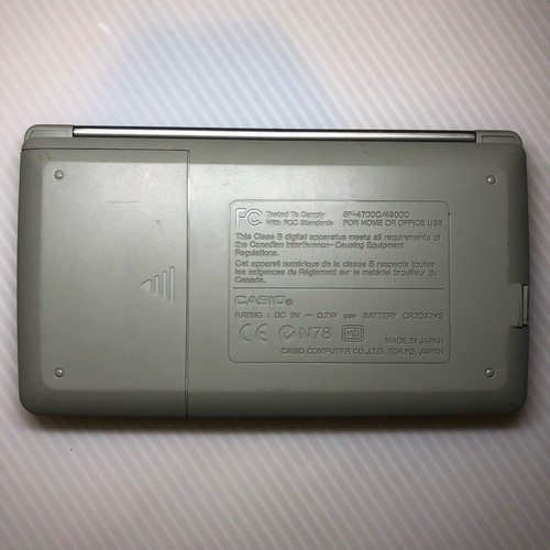 Casio BOSS SF-4900C Personal Organizer Scheduling System 128KB Mem ...