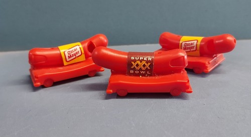 1 Super Bowl & 2 Regular, 3 Oscar Meyer Wiener Hot Dog whistles ...