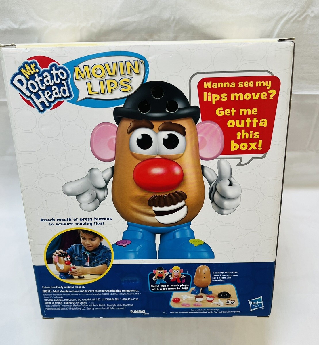 Potato Head Talking Move MR. POTATO HEAD SAYS VINTAGE TALKING GAME NEW