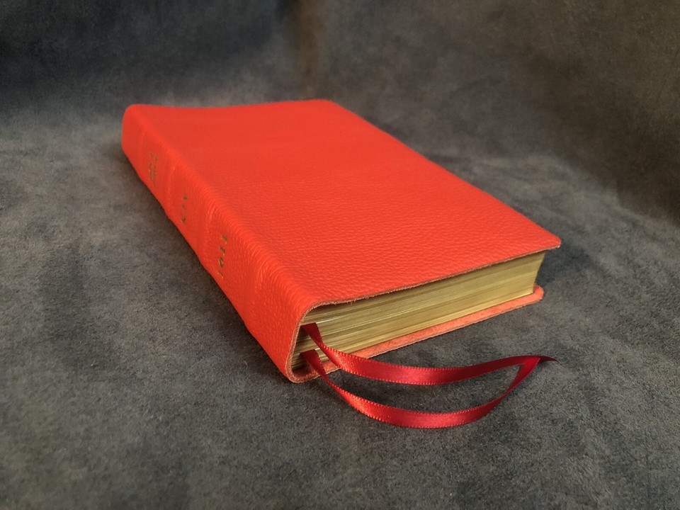 RARE 1611 King James Version KJV Bible with apocrypha Red Genuine ...